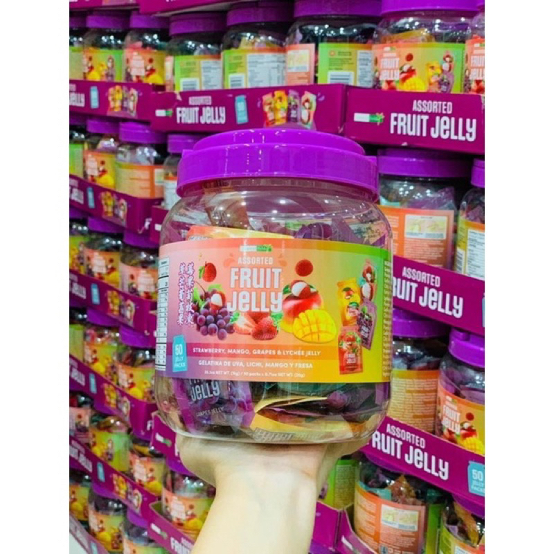 THẠCH RAU CÂU TROPICAL FIELDS - MIXED FRUIT FAVORED JELLY (1,45KG) | Shopee Việt Nam