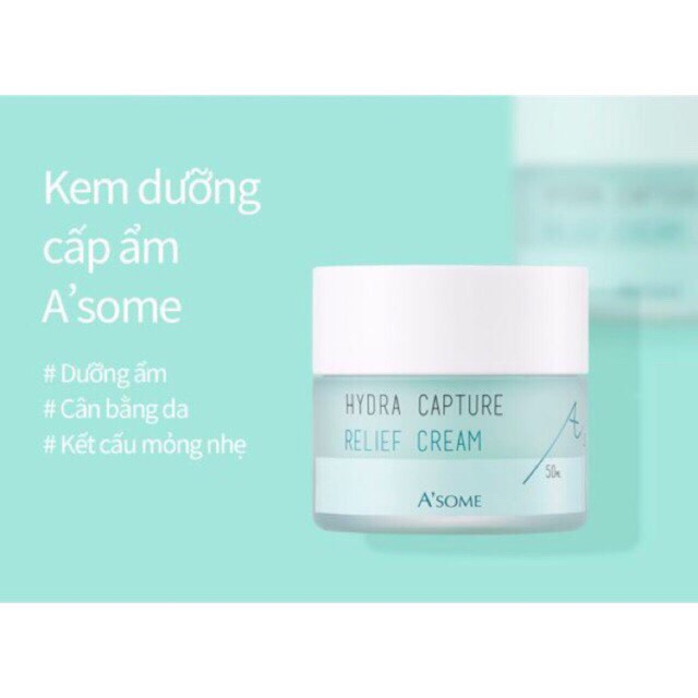 Hũ Kem ASOME RELIEF CREAM cấp nước dưỡng ẩm hộp 50ml | Shopee Việt Nam