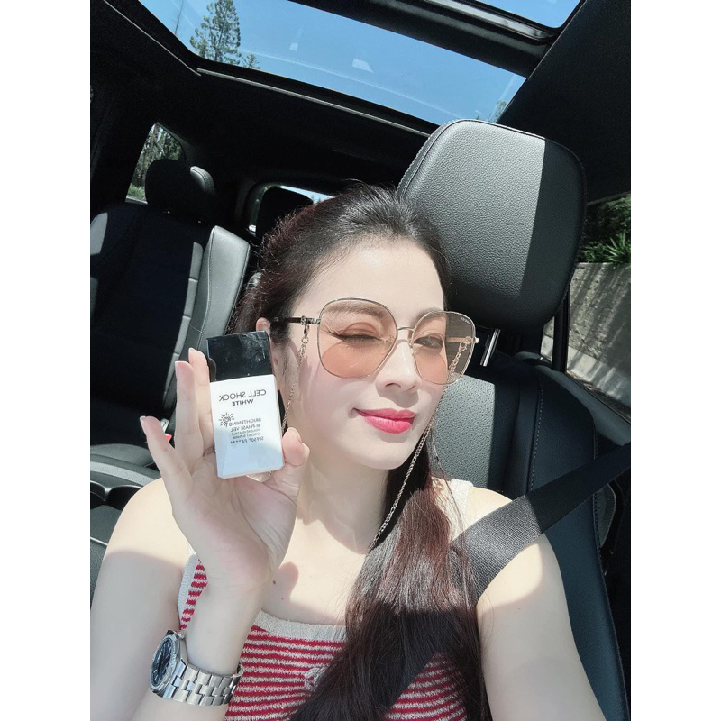 Kem Chống Nắng Dạng Nhũ Tương CELL SHOCK WHITE CREAM PASLÉ Chống Oxy Hóa [SPF50+, PA++++] - 50ml ...