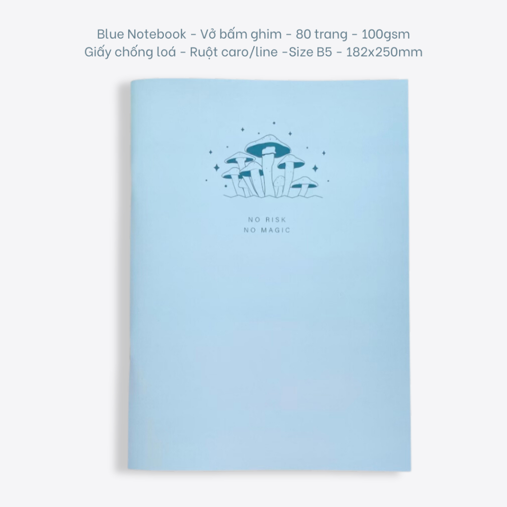 Vở ghi chép line kẻ dòng, vở caro ô vuông B5, sổ tay JC Pastel Notebook ...
