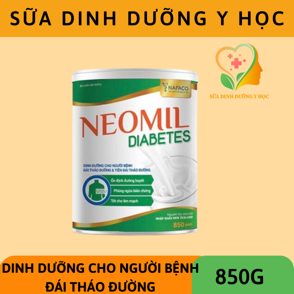 Sữa Neomil Diabetes - Dinh dưỡng cho người bệnh đái tháo đường- 850G ...