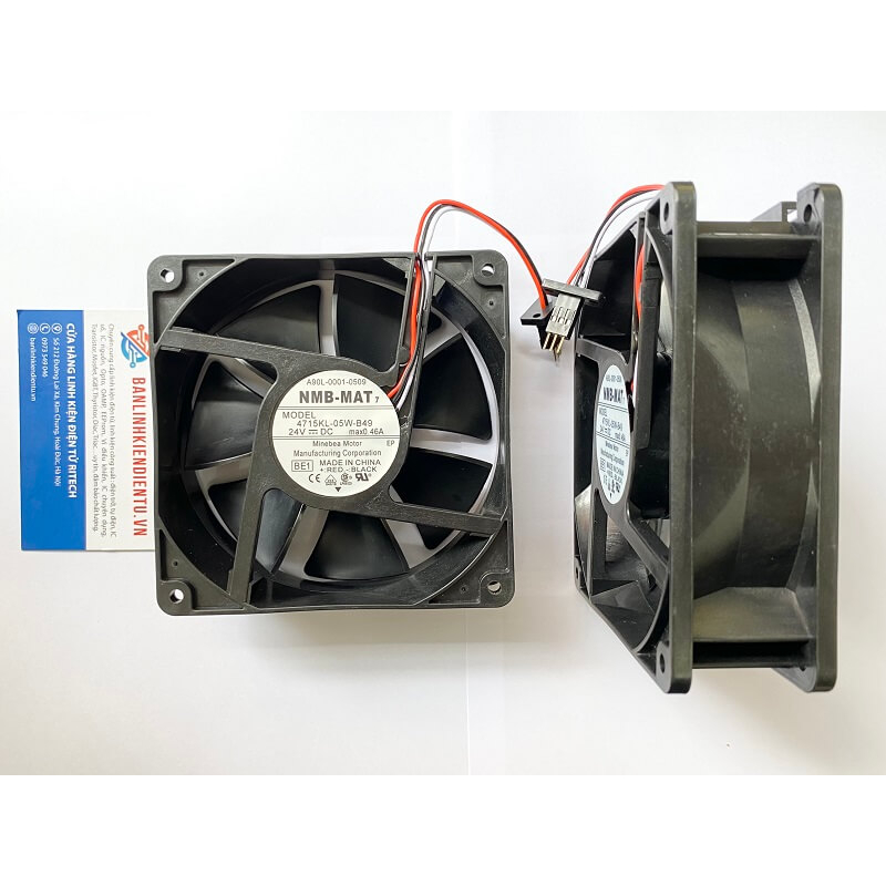 Quạt NMB 4715KL-05W-B49 24V 0.46A 120x120x38mm | Shopee Việt Nam