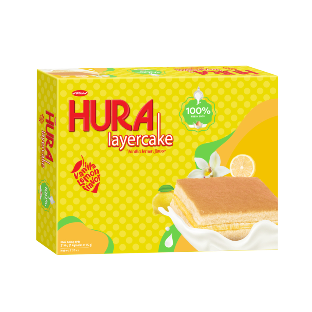 Bánh Bông Lan Hura Layer Cake Bibica Hộp 90g/210g Mềm Mịn Kem Bơ Sữa Thơm Ngon | Shopee Việt Nam