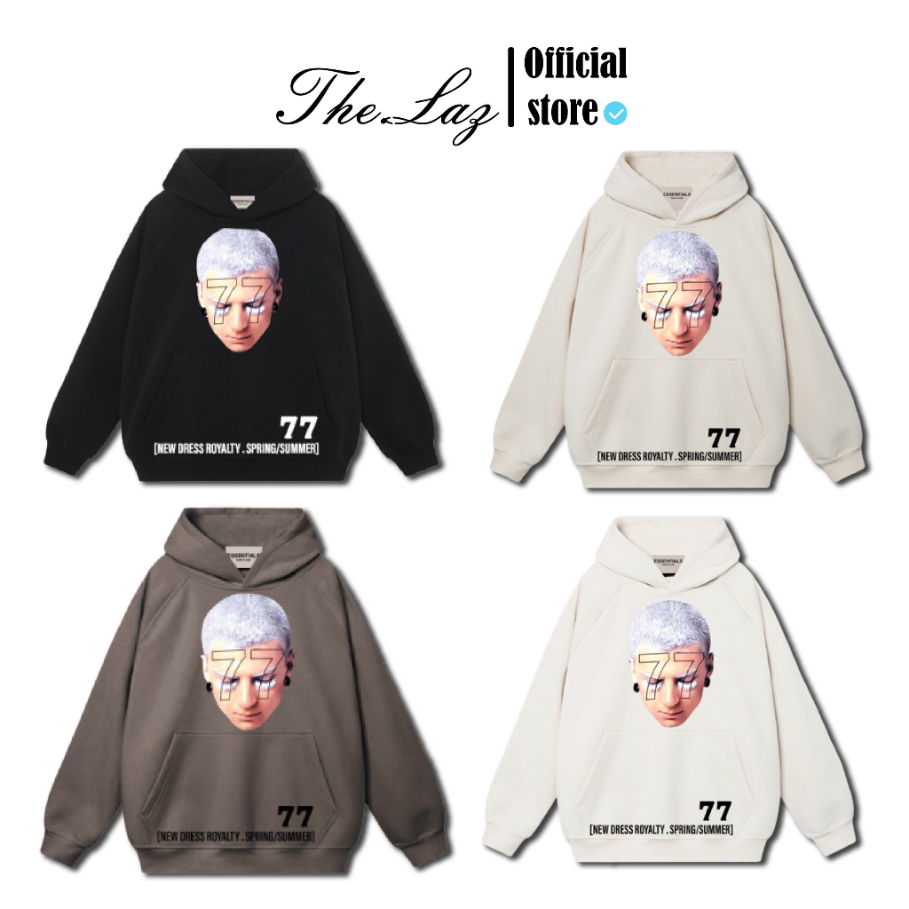 Áo Hoodie Essential x Fear Of God 77 Vải Nỉ Bông Cotton 100% | Shopee ...