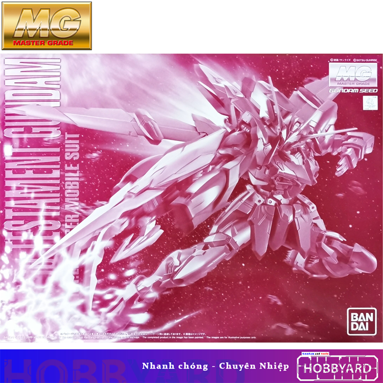Mô hình lắp ráp Bandai MG 1/100 Testament Gundam PB Limited (tặng base ...