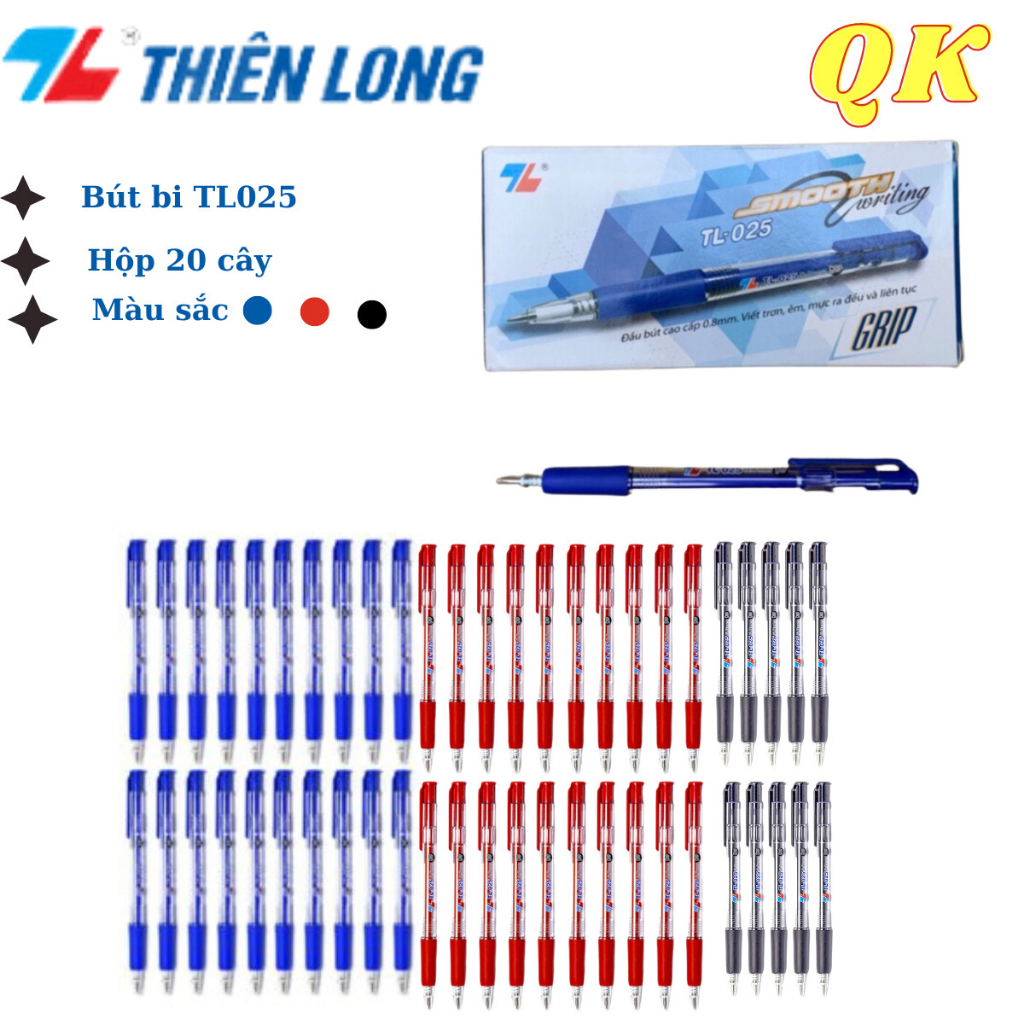 Bút bi TL 025 (Hộp 20 cây) | Shopee Việt Nam