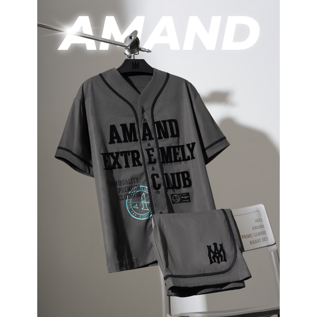 [Mã SGTTC40K giảm đến 40K đơn 50K] Bộ Bóng chày thể thao Unisex Amand x ...