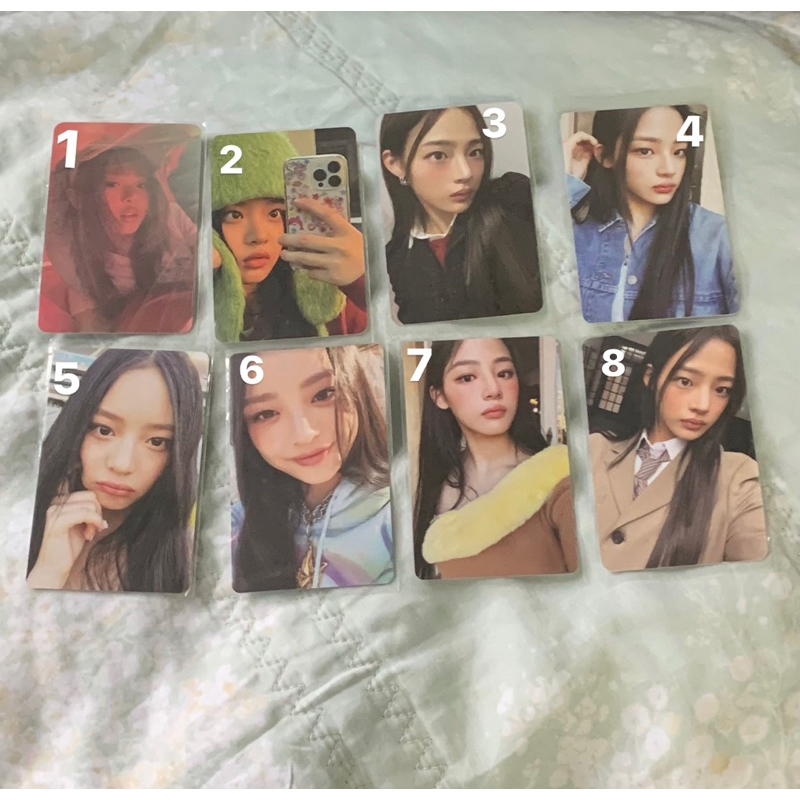 CARD HANNI AND MINJI [CHÍNH HÃNG] omg, weverse | Shopee Việt Nam