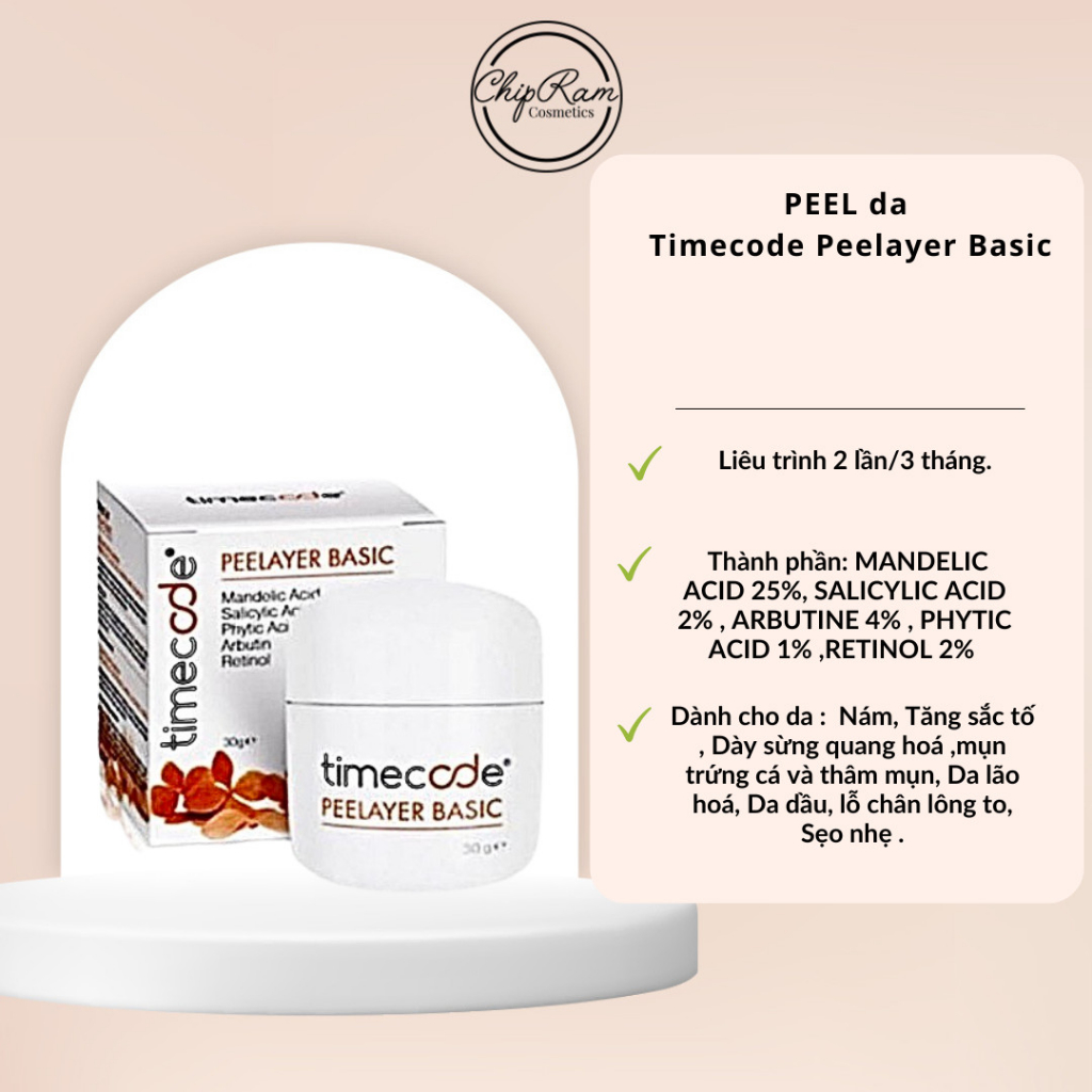 PEEL da Timecode Peelayer Basic (5g size shop) | Shopee Việt Nam