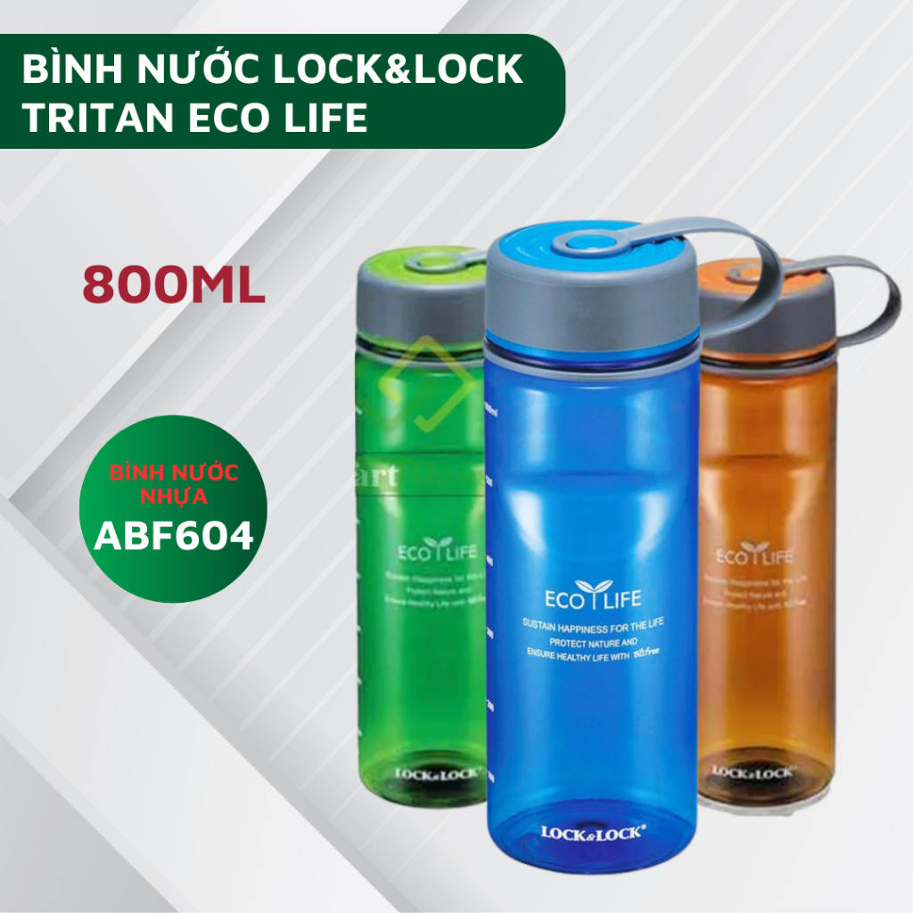 Bình Nước Nhựa Thể Thao Tritan Lock&Lock Eco Life ABF604 Dung Tích 800ml - Anna Lee | Shopee ...