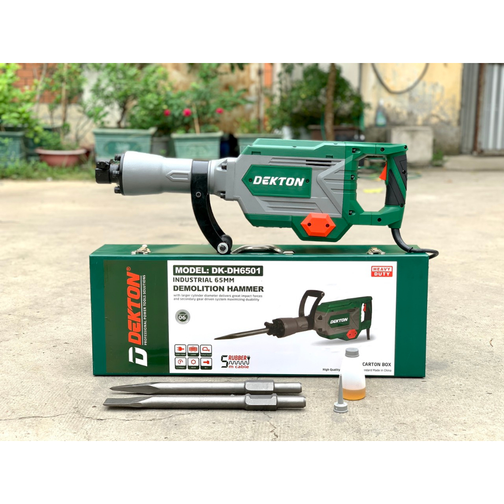 Máy Đục Bê Tông 30mm Dekton DK-DH6501 Công Suất 2400W CHÍNH HÃNG GIÁ TỐT | Shopee Việt Nam