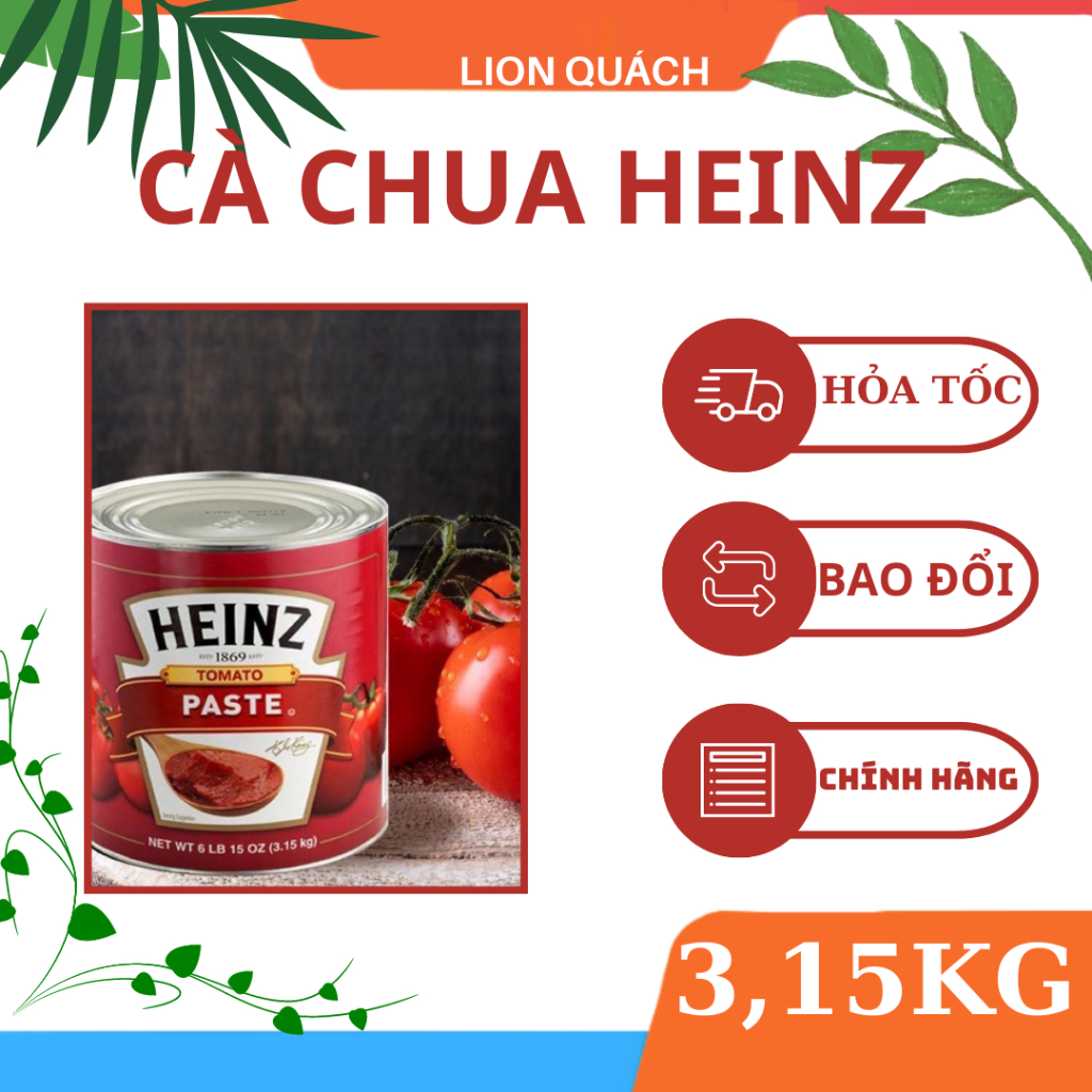 Tương cà chua Heinz nhập khẩu - 3,15kg | Shopee Việt Nam