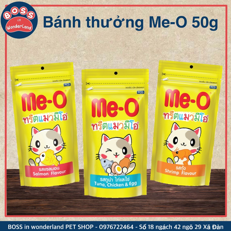 Bánh thưởng Me-O 50g cho mèo, Snack cho mèo | Shopee Việt Nam