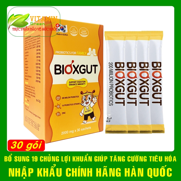 Bioxgut men vi sinh Hàn Quốc bổ sung 19 chủng lợi khuẩn giúp tăng cường ...
