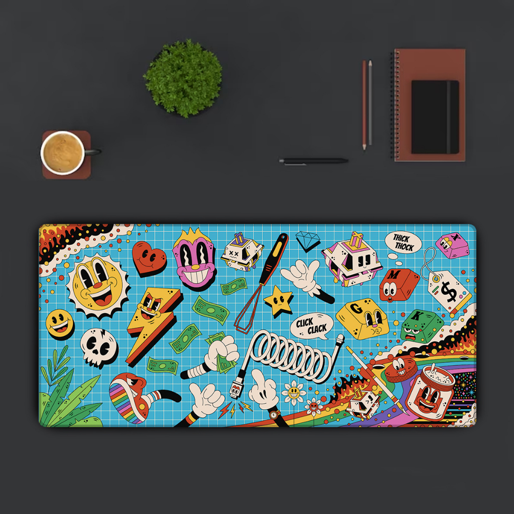 Lót chuột sticker, lót chuột cỡ lớn, mouse pad anime, lót chuột máy ...