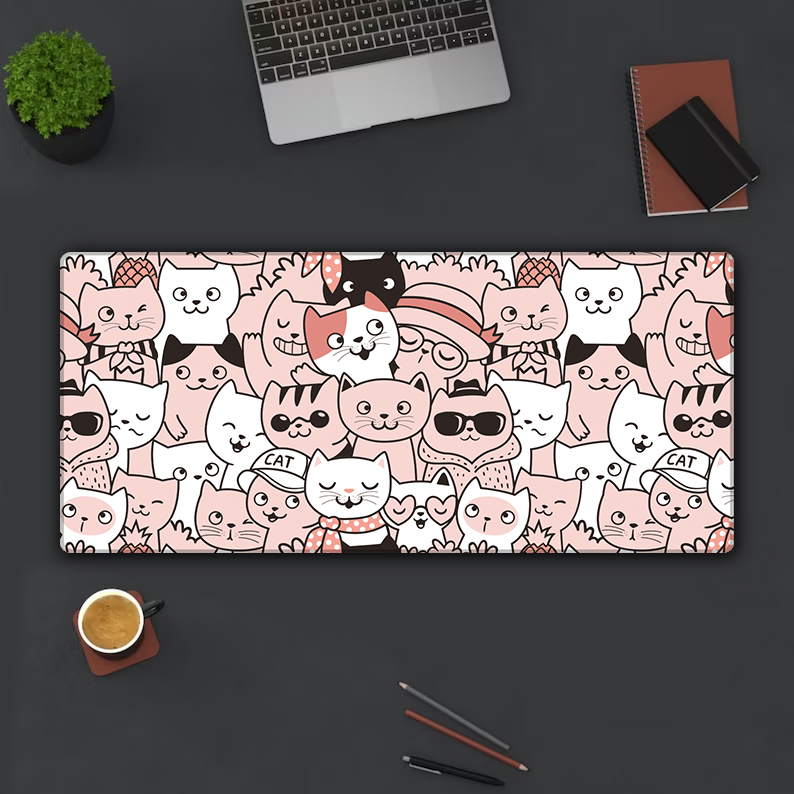 Lót chuột sticker, lót chuột cỡ lớn, mouse pad anime, lót chuột máy ...