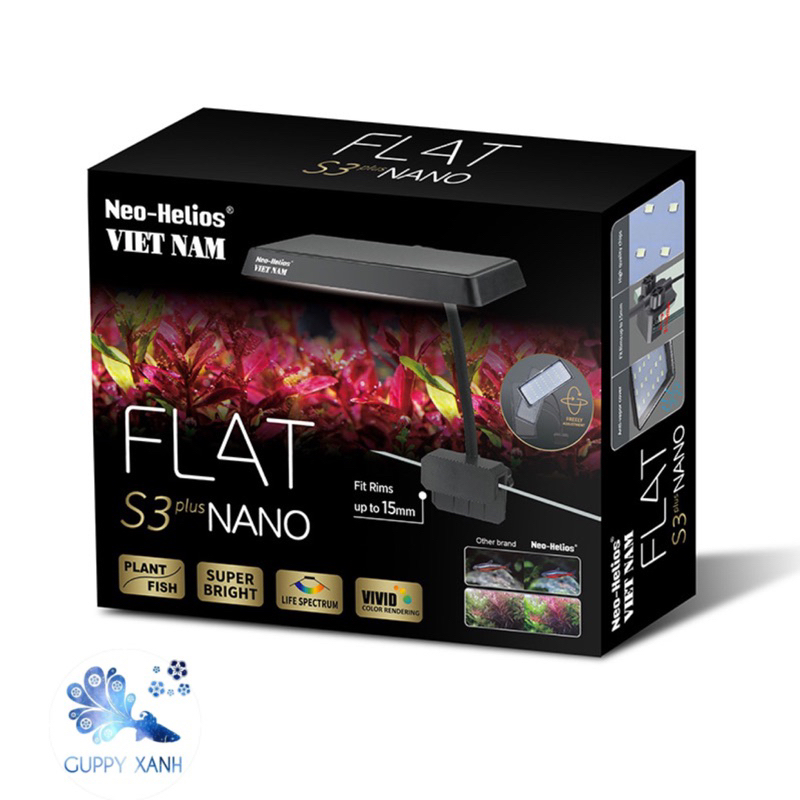 Đèn Led Neo Flat Nano S3 Plus + S3 Pro Natural Đỏ Cá Không Đỏ Nước mini ...
