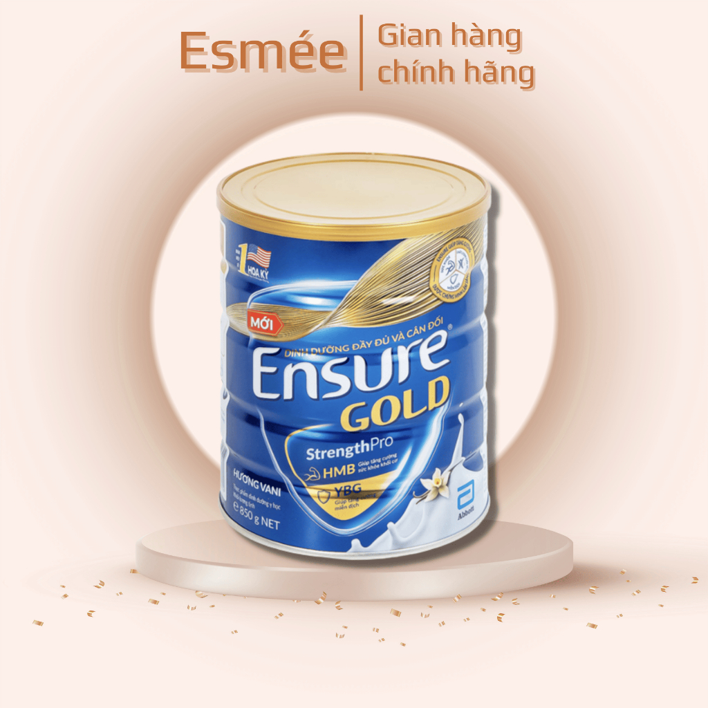 Sữa bột Ensure Gold hương vani (HMB) 850g date 2025 | Shopee Việt Nam