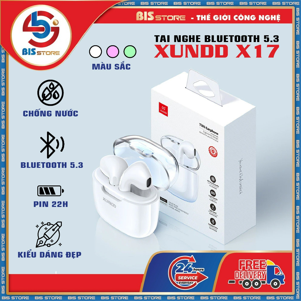 Tai Nghe Bluetooth 5.3 Xundd X17 - Chống Nước, Pin 25h , Kiểu Dáng Đẹp ...