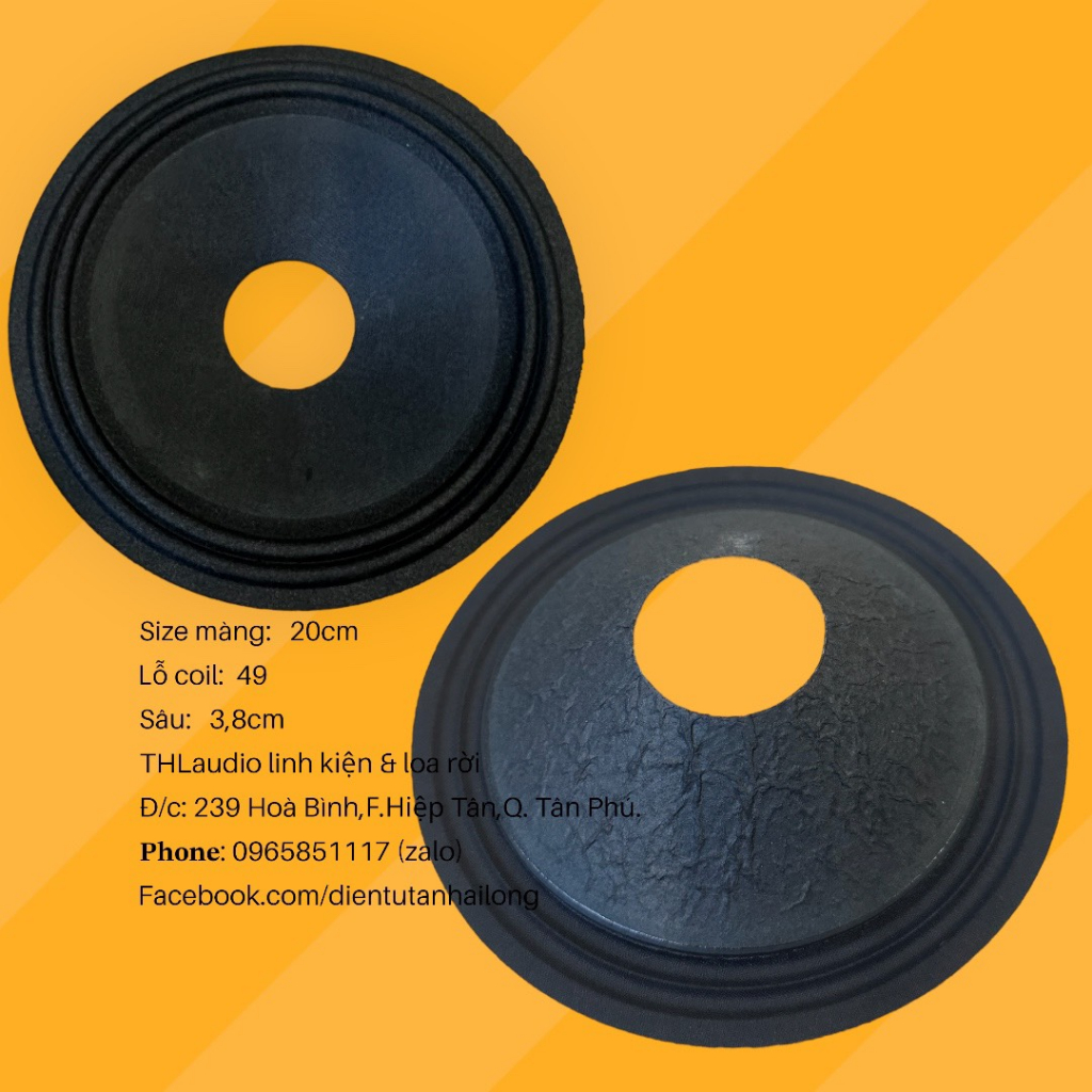 Màng loa 20cm viền vải | Shopee Việt Nam