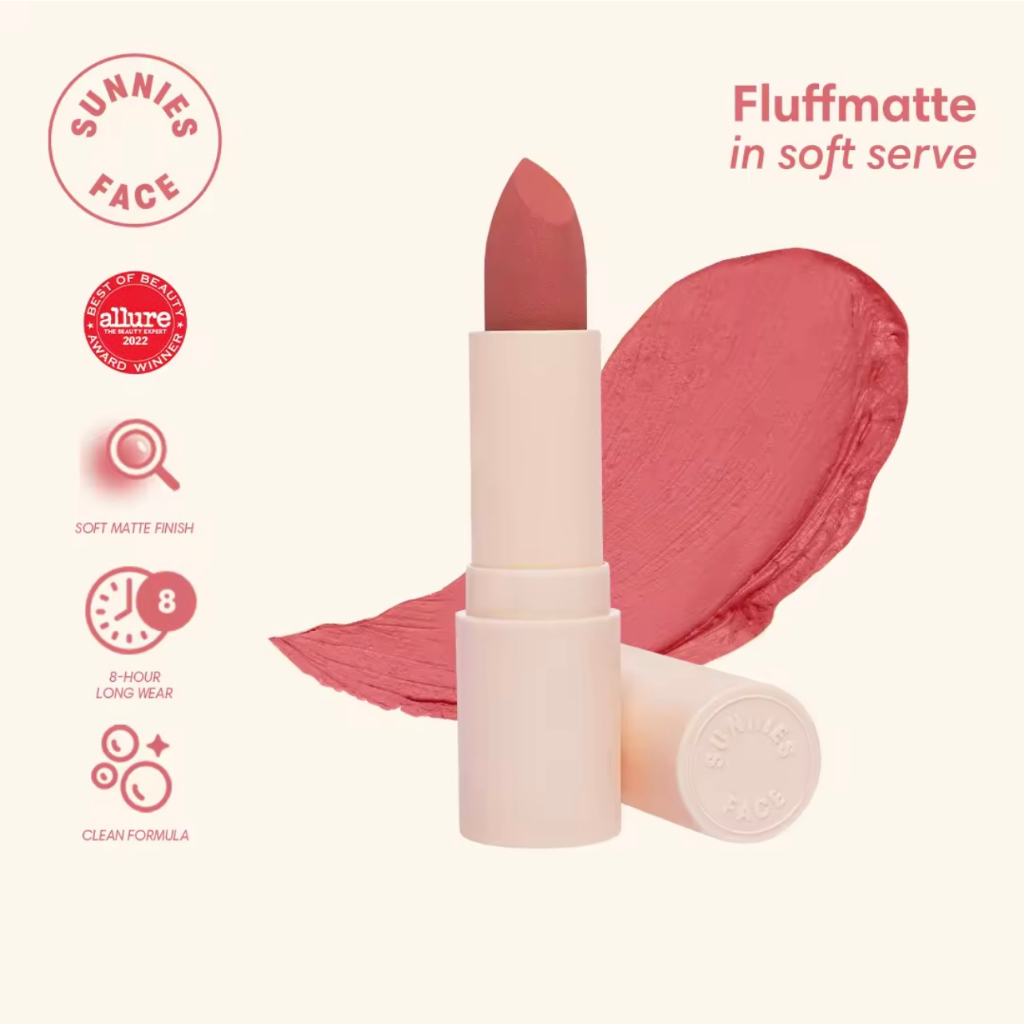 (Hoả tốc HN) Son lì Sunnies Face (Soft Serve) Fluffmatte dưỡng ẩm ...