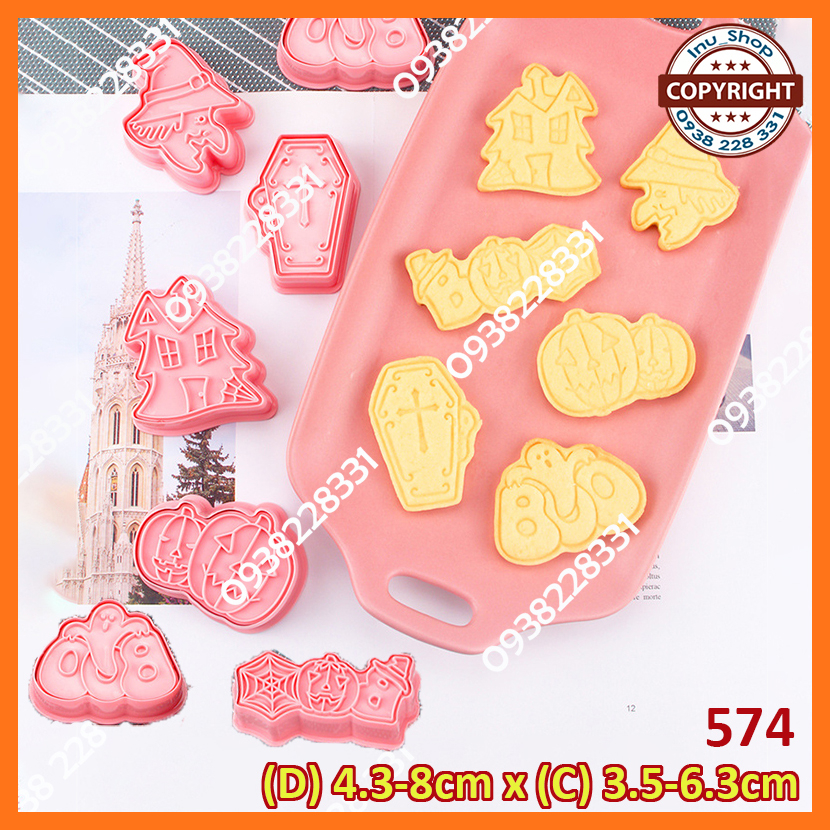 HCM - Bộ khuôn cutter hoạt hình làm bánh quy, cắt bột tạo hình cookies ...