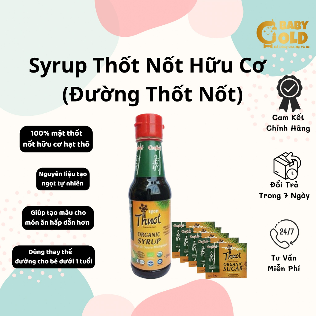 [Hàng Chính Hãng] Syrup Thnot - Đường Thốt Nốt Hữu Cơ Dạng Nước150ml ...