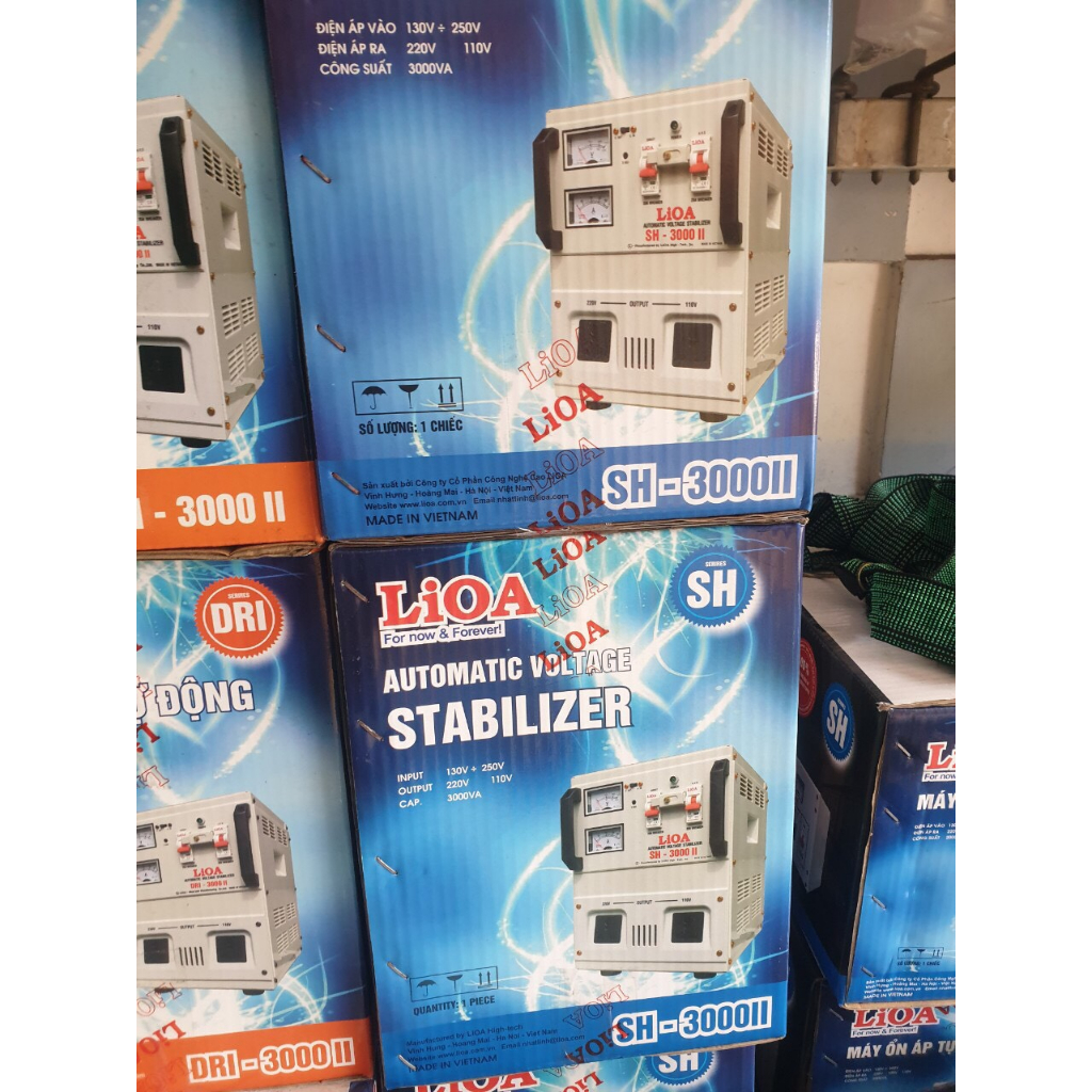 [CHÍNH HÃNG] Ổn Áp LiOA 3KVA 1 Pha Chính Hãng Nhật Linh 3KW 3000VA 3000W Dây Đồng Thế Hệ Mới ...