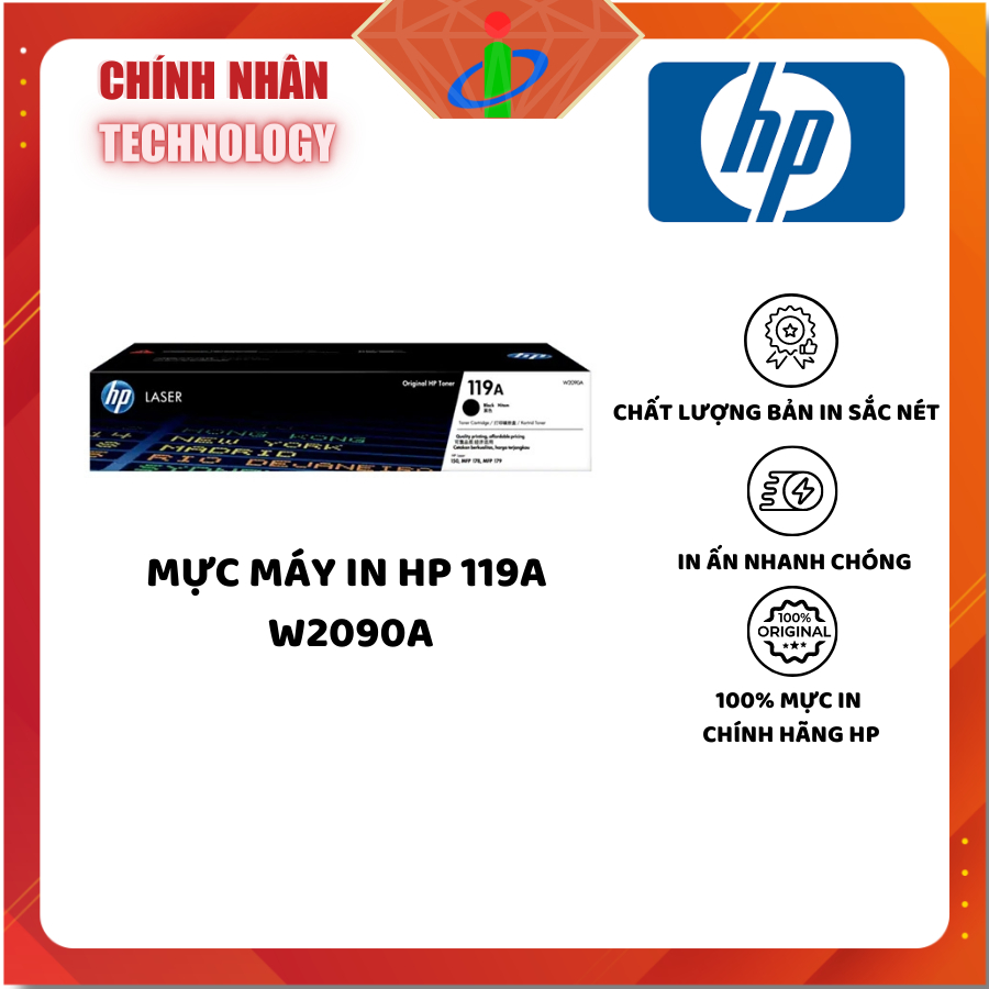 MỰC MÁY IN HP 119A W2090A , W2091A, W2092A, W2093A / Chinh Nhan ...