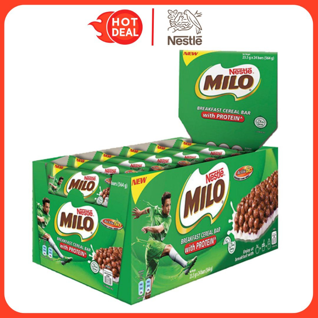 Hộp 24 Thanh Ngũ Cốc Ăn Sáng Thanh Milo Nestle Socola 23.5Gr/Thanh ...