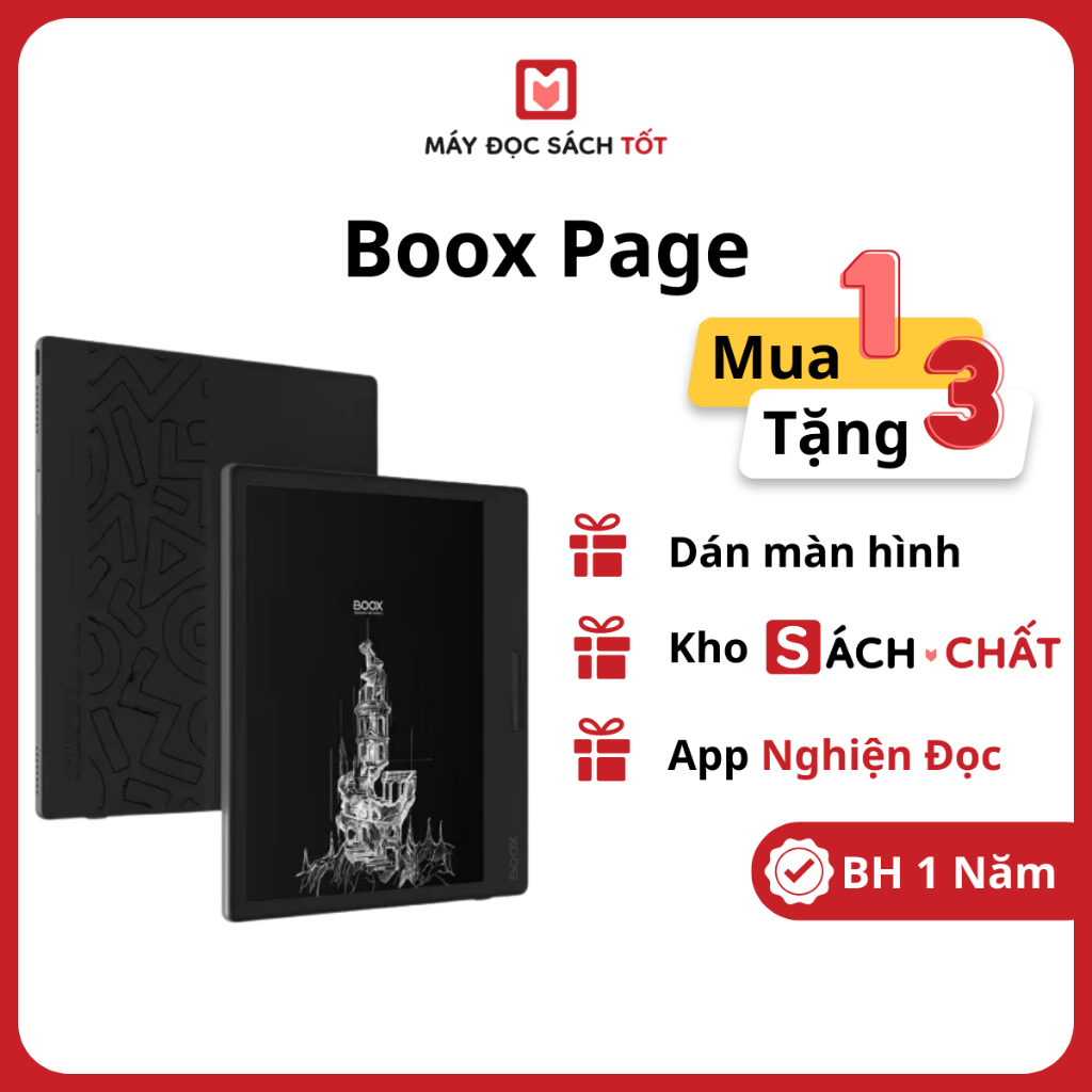 Máy đọc sách Boox Page | Shopee Việt Nam