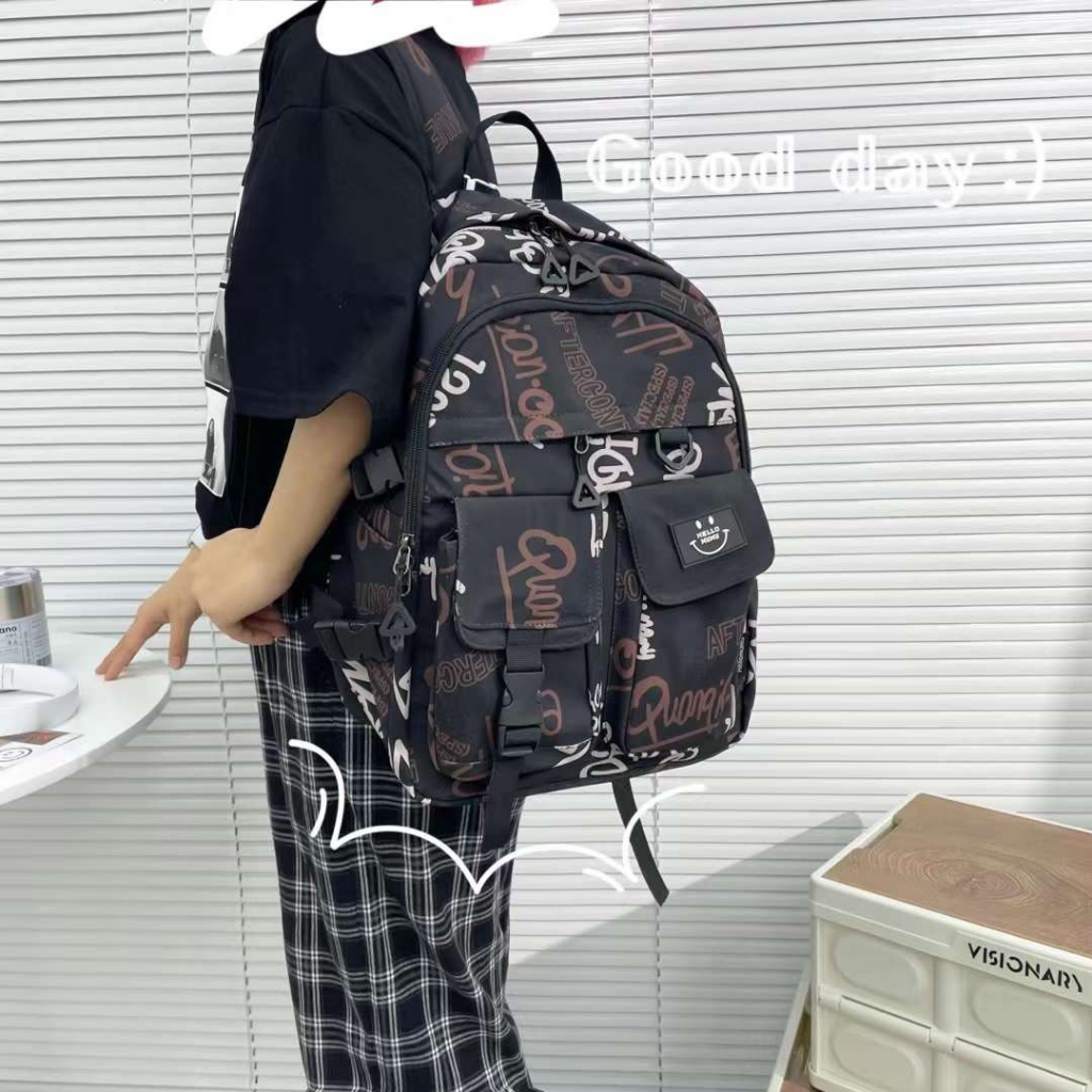 Balo nữ đi học đi chơi màu pastel thời trang dễ thương thiết kế kèm ...