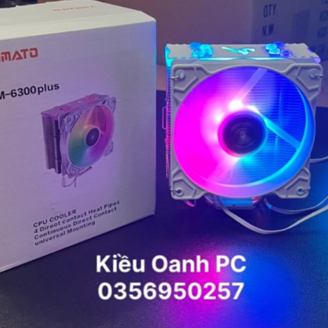 Tản Nhiệt CPU TOMATO AM6300 WHITE (Có Hỗ Trợ SK1700 & 2011) | Shopee ...