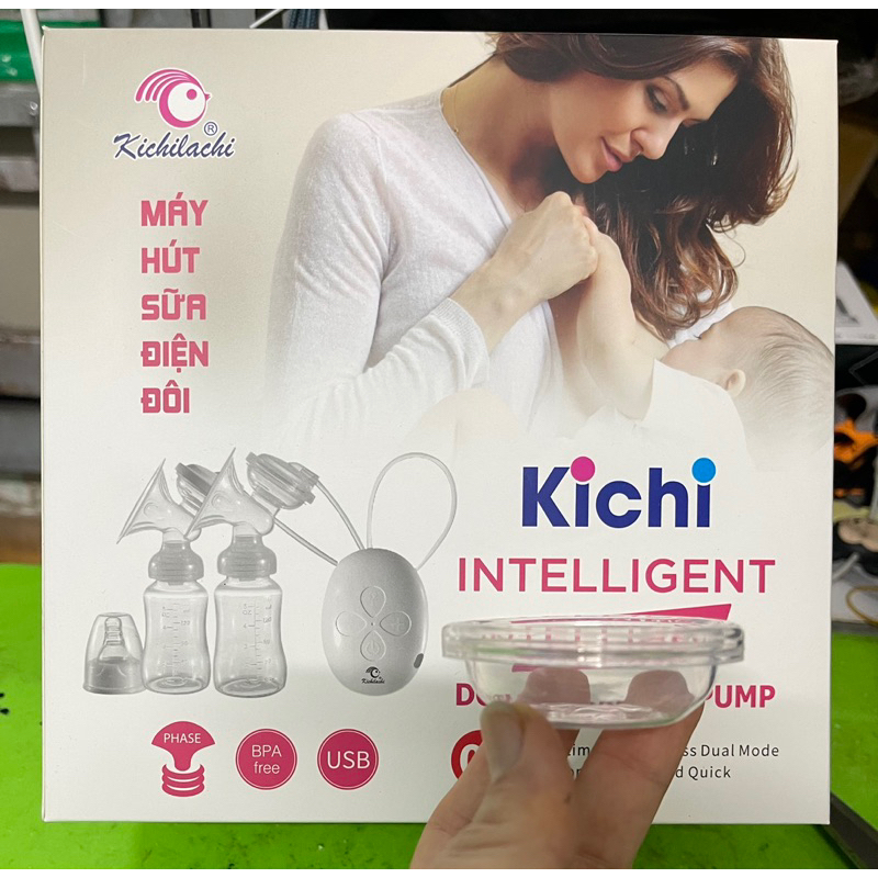 Màng silicone Kichi / Van chân không / Matxa - Phụ kiện máy hút sữa điện đôi Kichilachi - máy ...