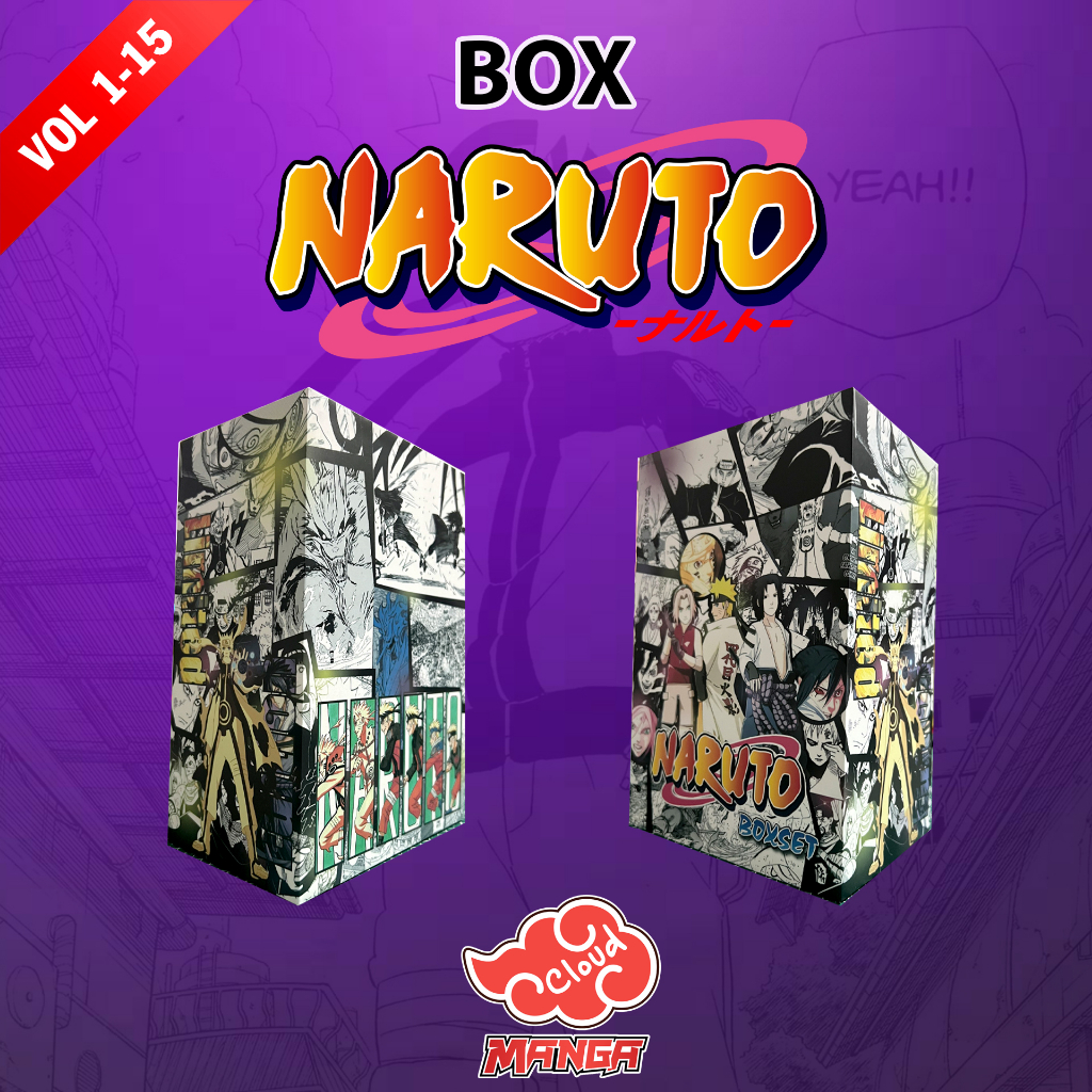 Box Naruto dùng để bày truyện - [KHÔNG KÈM TRUYỆN] hộp để bảo quản bảo ...