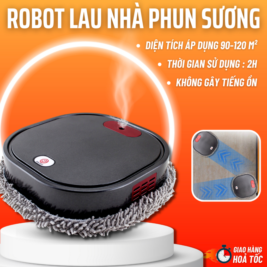 Robot Lau Nhà Khử Trùng Đa Năng Tạo Ẩm - Robot Lau Sàn Thông Minh Thế ...
