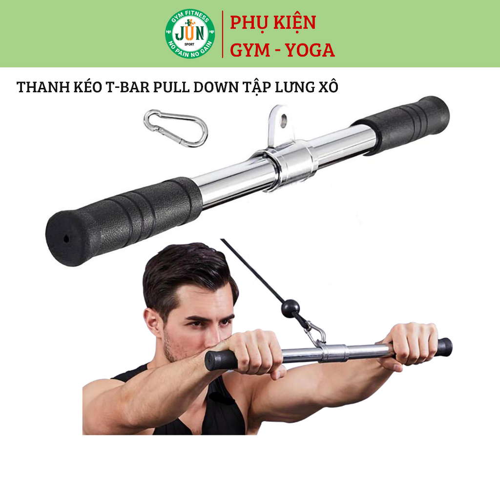 Thanh Kéo T-Bar Pull Down Tập Lưng Xô Với Phòng GYM | Shopee Việt Nam
