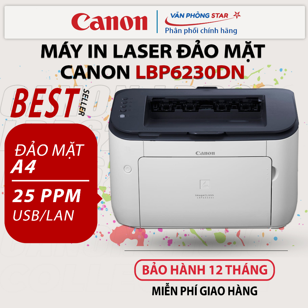 Máy in laser trắng đen canon LBP 6230DN in 2 mặt tự động CHÍNH HÃNG MỚI 100% - Vanphongstar ...