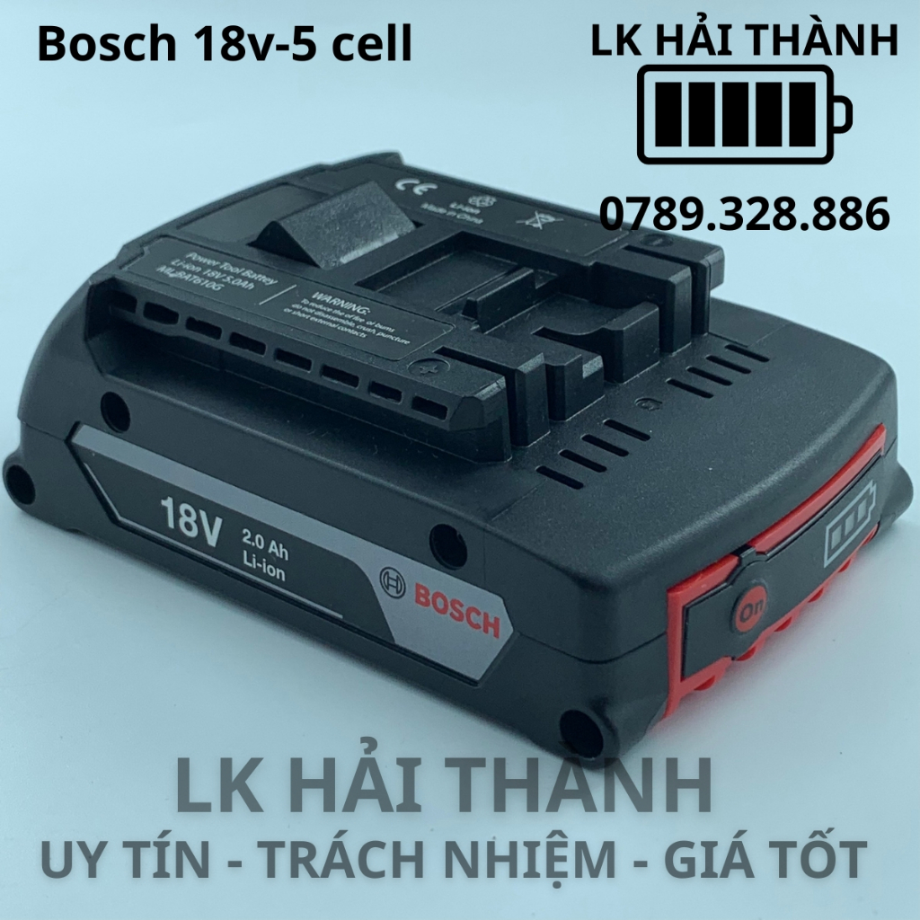 Vỏ mạch pin Bosch 18v 2Ah 5 cell 18650 nhận sạc zin | Shopee Việt Nam