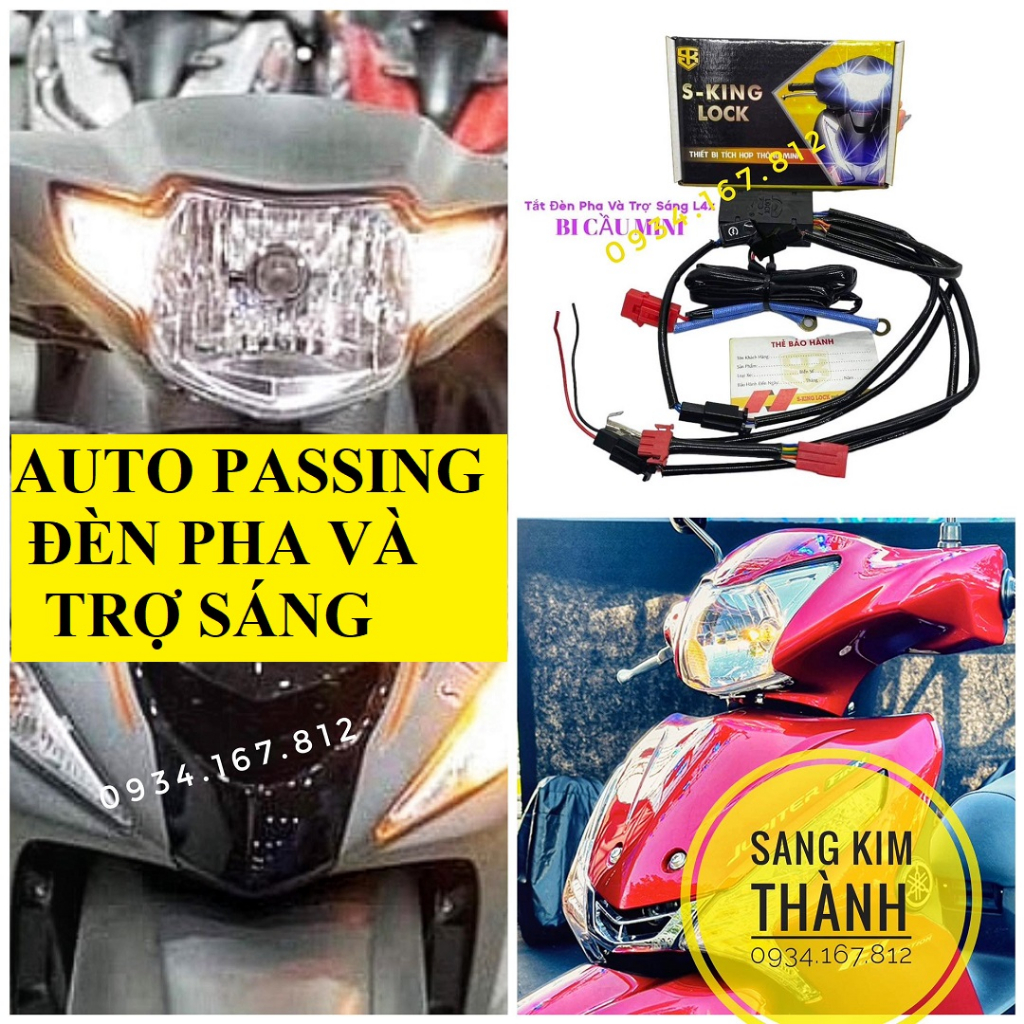 Mạch gắn Auto Passing Tắt đèn pha và Trợ Sáng L4x Bi Cầu Mini Cho xe ...