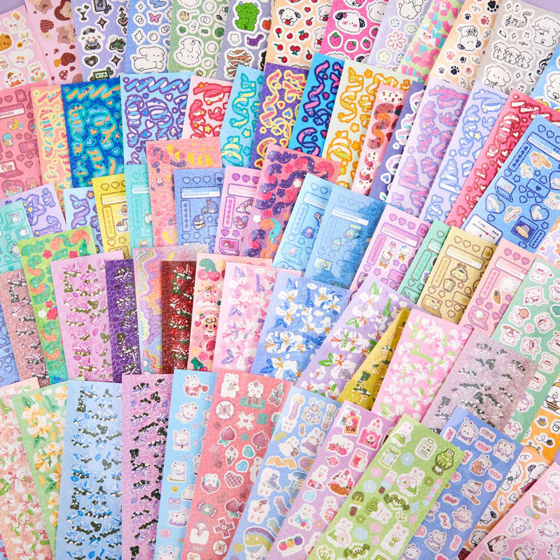 COMBO 50 TẤM STICKER DECOR TOPLOADER, Combo sticker tiện lợi trang trí ...