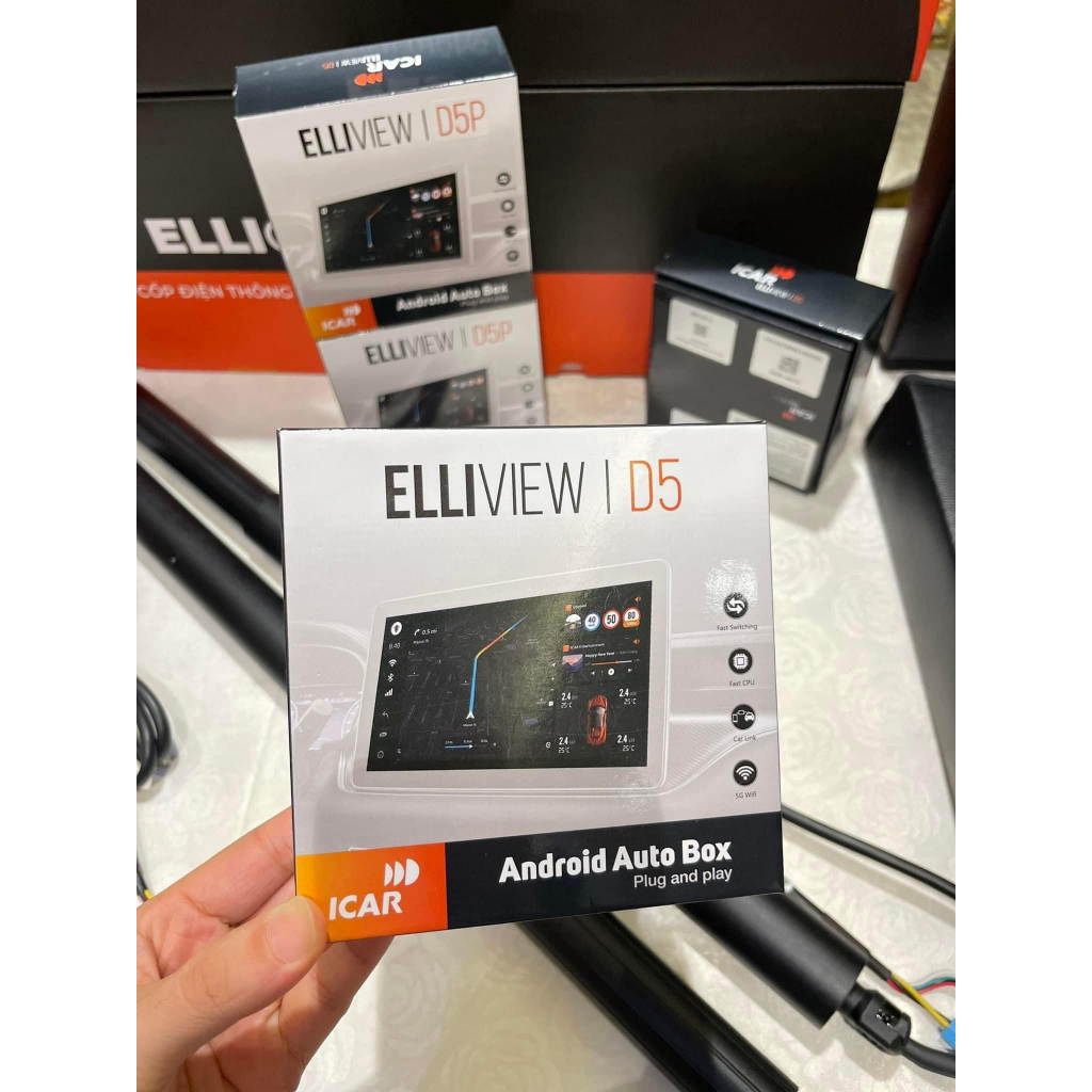 Android Box Elliview D5 D5pro Cho Ô Tô Phiên Bản 2023, Sim Data 4G | Shopee Việt Nam