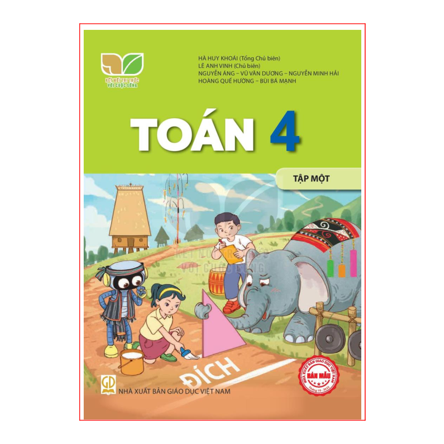 Sách - Toán Lớp 4 Tập 1 - Kết nối Kèm set 15 nhãn vở | Shopee Việt Nam