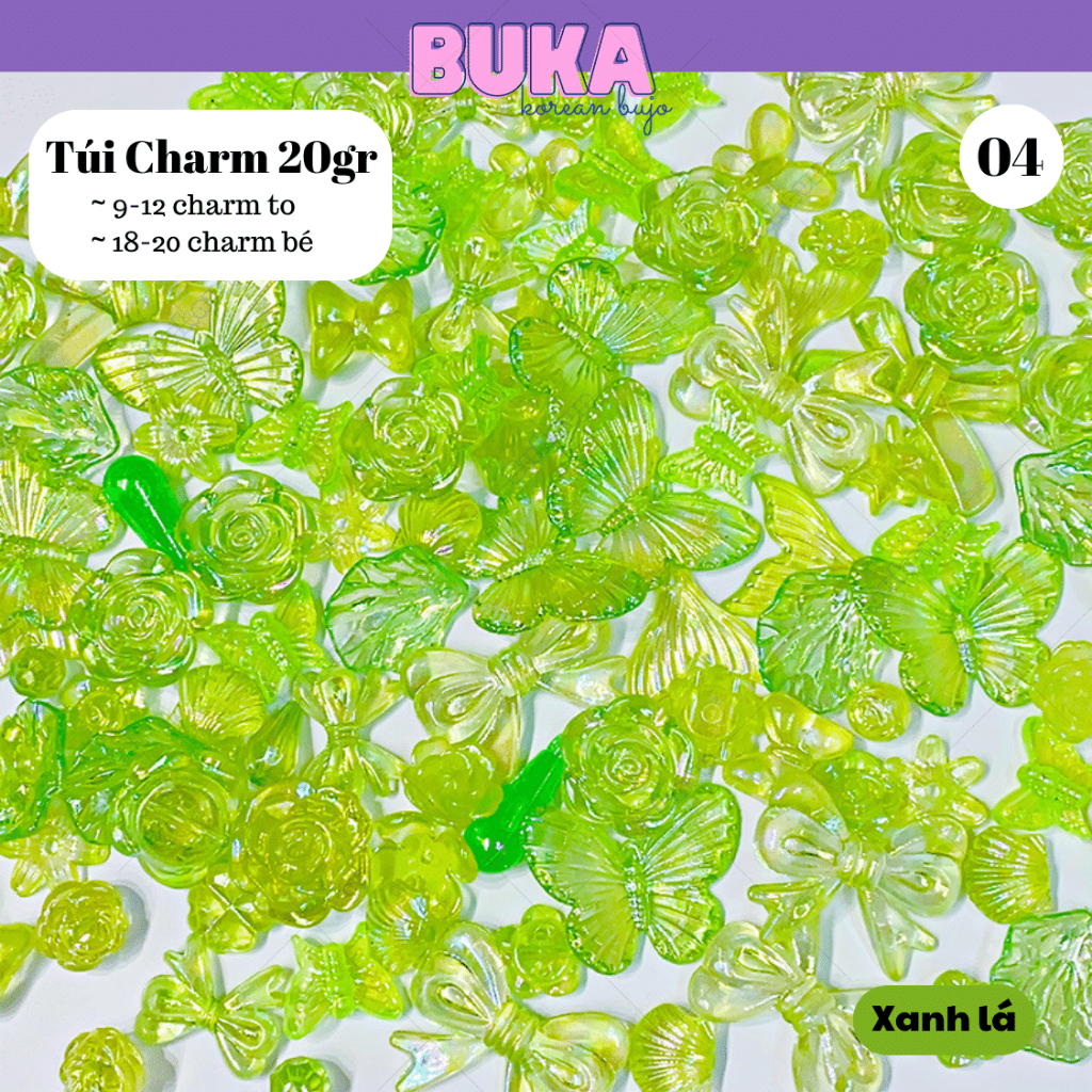 Charm Hoa Hồng Buka Trang Trí Decor Toploader, Trang Trí Ốp Điện Thoại, Kẹp Tóc, Handmade DIY ...