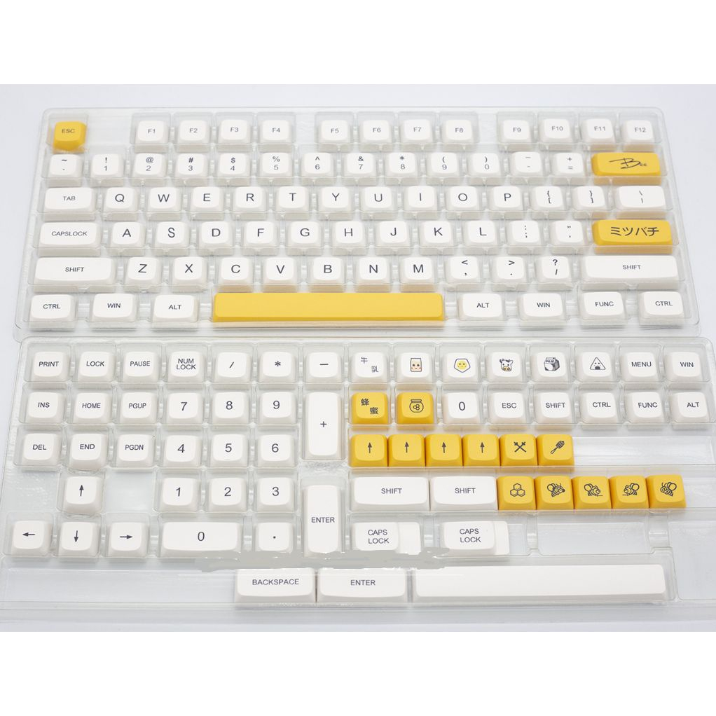 Keycap Honey Milk | PBT in Dyesub | Profile XDA | 138 keys cho bàn phím ...