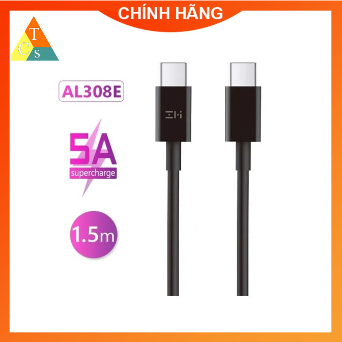 Dây sạc Zmi XM C to C USB-C to USB-C Cáp sạc AL308E 1.5m | Shopee Việt Nam