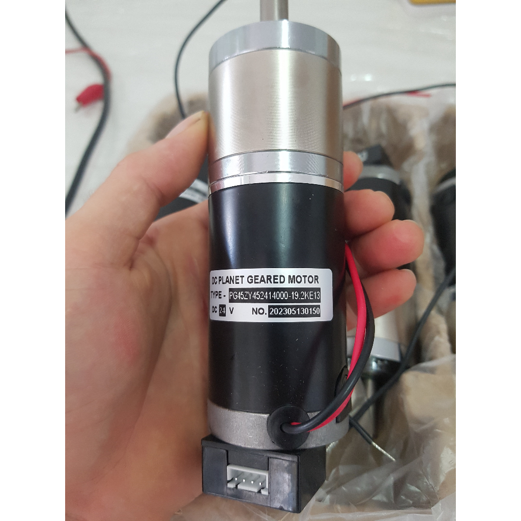 Động cơ robocon DC Servo Planet 730rpm 24V 90w encoder 13 xung | Shopee ...