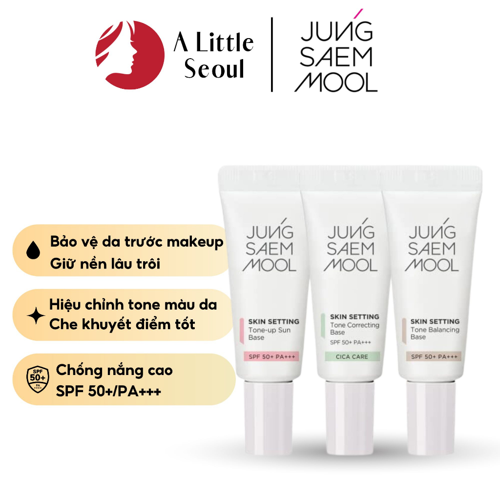Kem lót trang điểm Jung Saem Mool Skin Setting Base Mini 5ml | Shopee ...