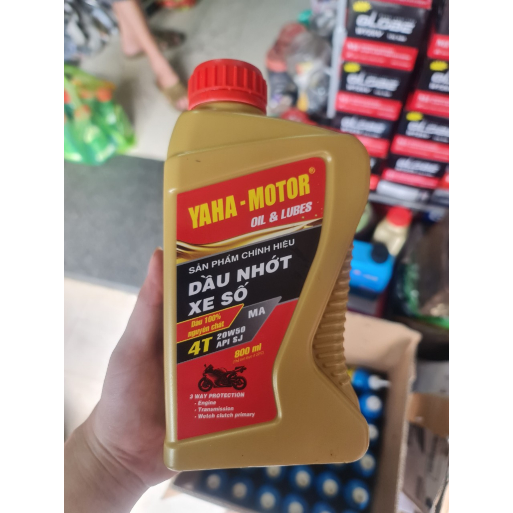 Dầu nhớt giá rẻ chất lượng YAHA-MOTOR OIL & LUBES 4T xe máy 4 thì (xe ...