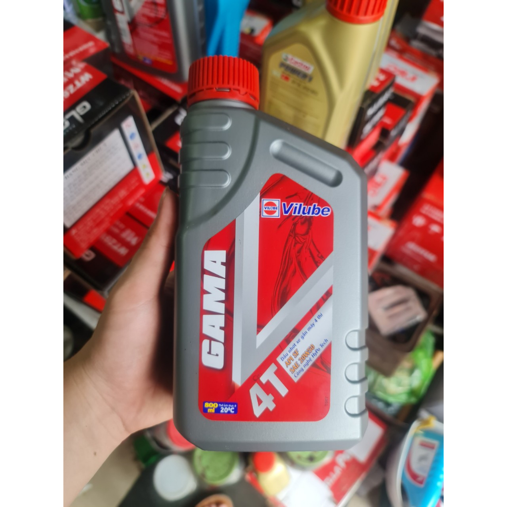 Dầu nhớt xe máy số VILUBE GAMA V T4 20W50 800ML - Chính hãng | Shopee ...